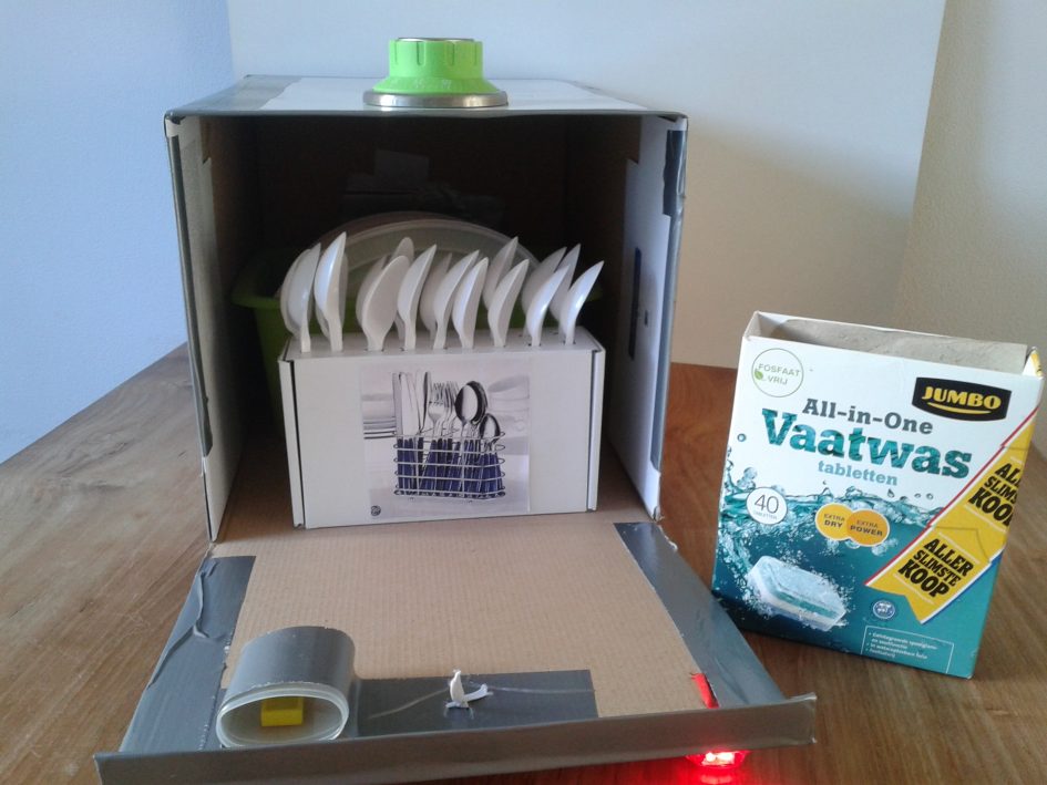 Wie doet de afwas - Tafelwerkje